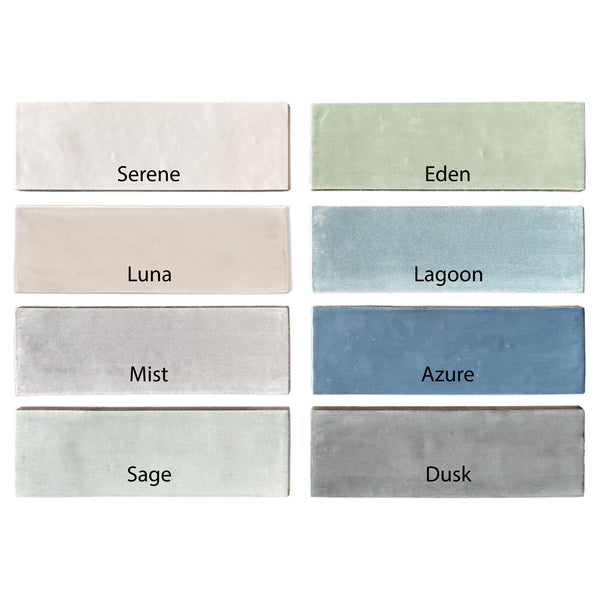 Luna 2"x6-1/2" Ceramic Tile Matte - Marble Barn