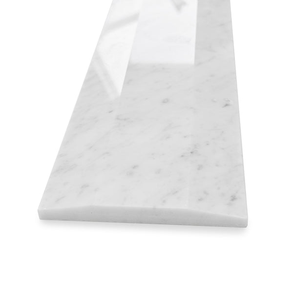 Custom Length Cut From 5x60 White Carrara Marble Thresholds Door Saddl ...